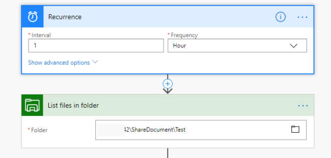Microsoft Flow Recurring Workflow To Copy Files From Local Shared Path To Sharepoint Document